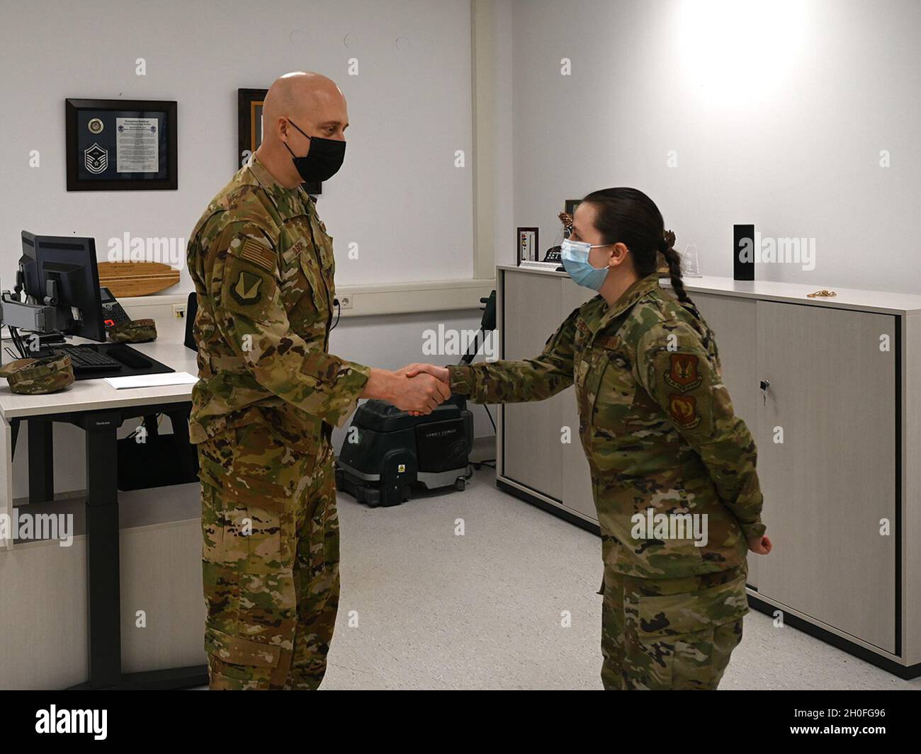 U.S. Air Force Brig. Gen. Joshua Olson, 86th Airlift Wing commander ...