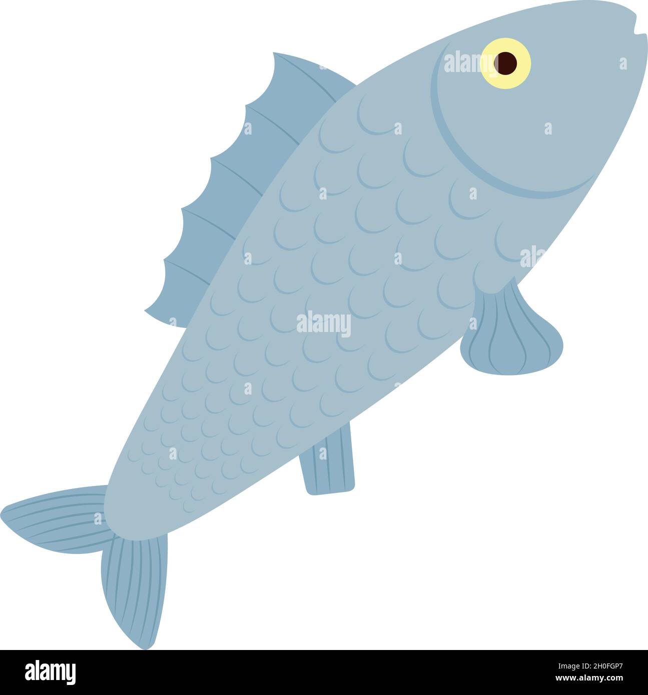 fish icon on white background Stock Vector Image & Art - Alamy