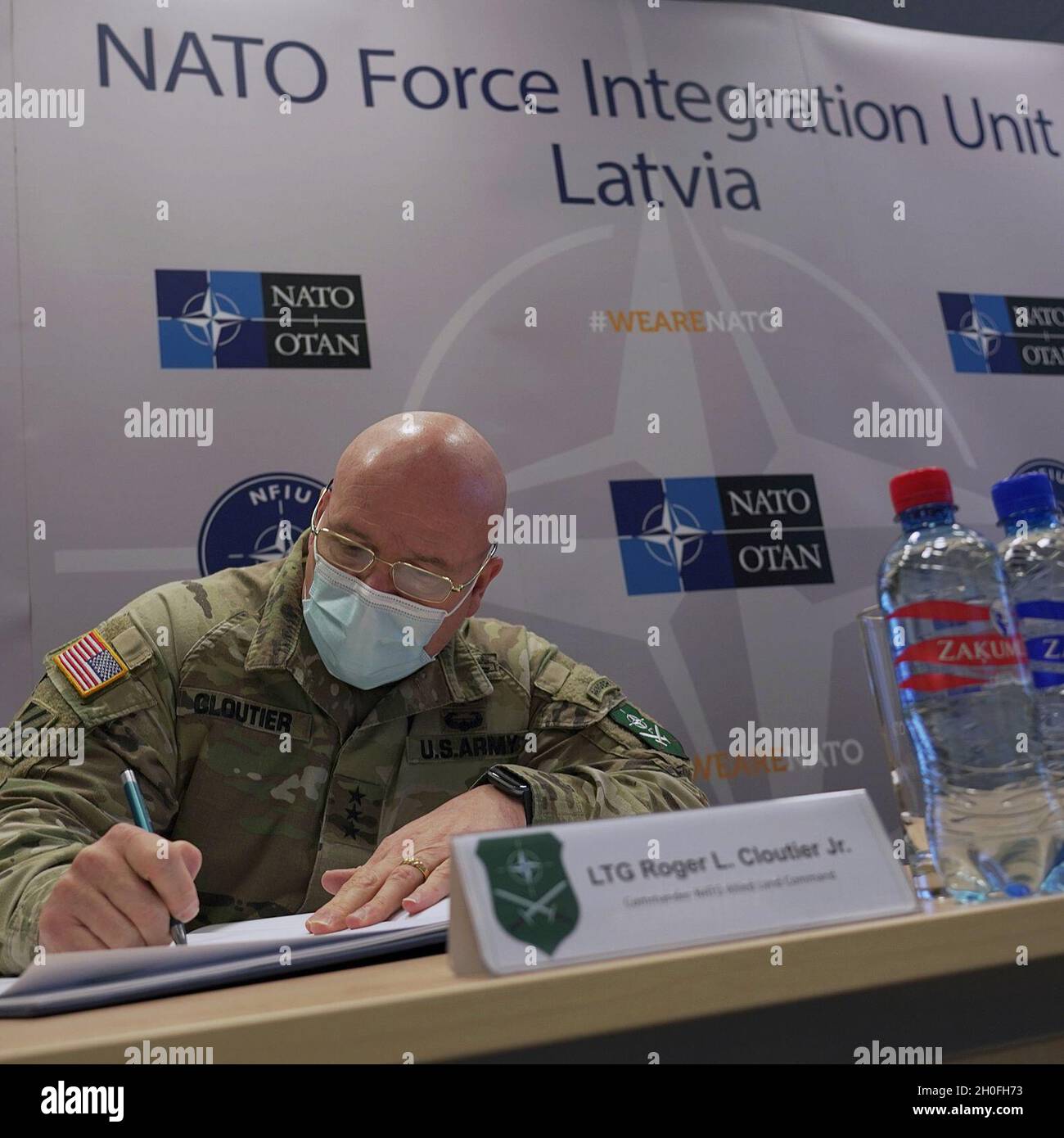 Lt. Gen. Roger L. Cloutier Jr., commander of NATO Allied Land Command ...