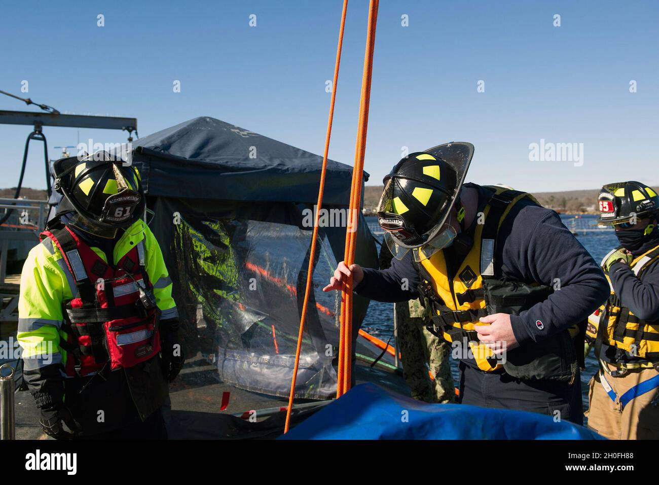 210225-N-ME396-1102 GROTON, Conn. (Feb. 25, 2021) Naval Submarine Base ...