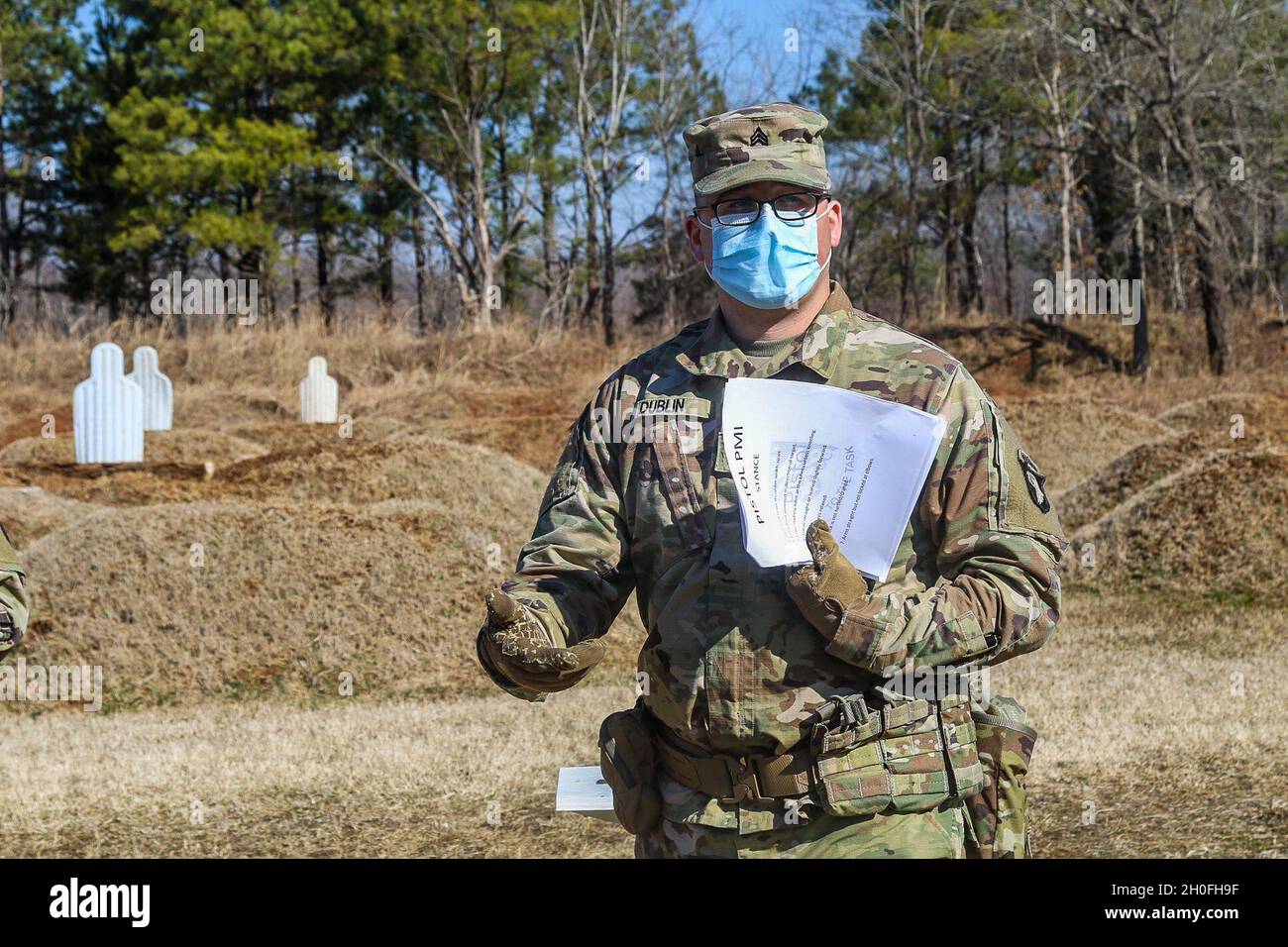 U.S. Army Sgt. Jeremy Dublin from Headquarters and Headquarters Company ...
