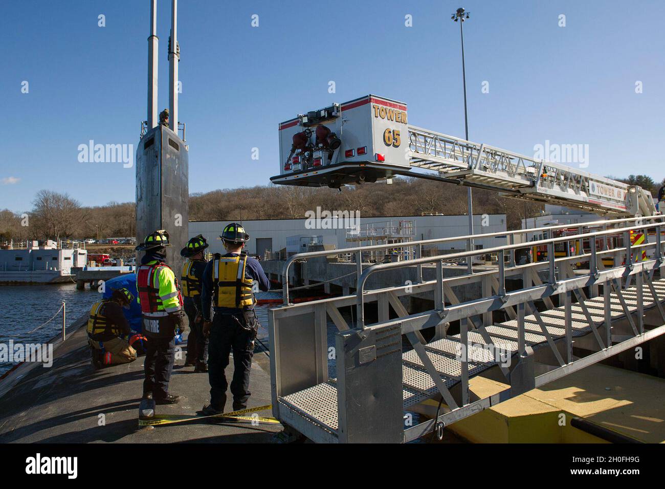 210225-N-ME396-1054 GROTON, Conn. (Feb. 25, 2021) USS Indiana (SSN 789 ...