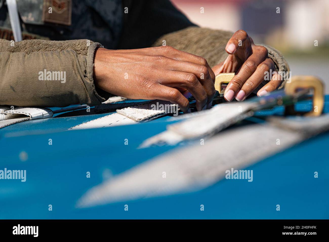 Staff Sgt. Brian Dorsey, 23d Aircraft Maintenance Squadron weapons load ...