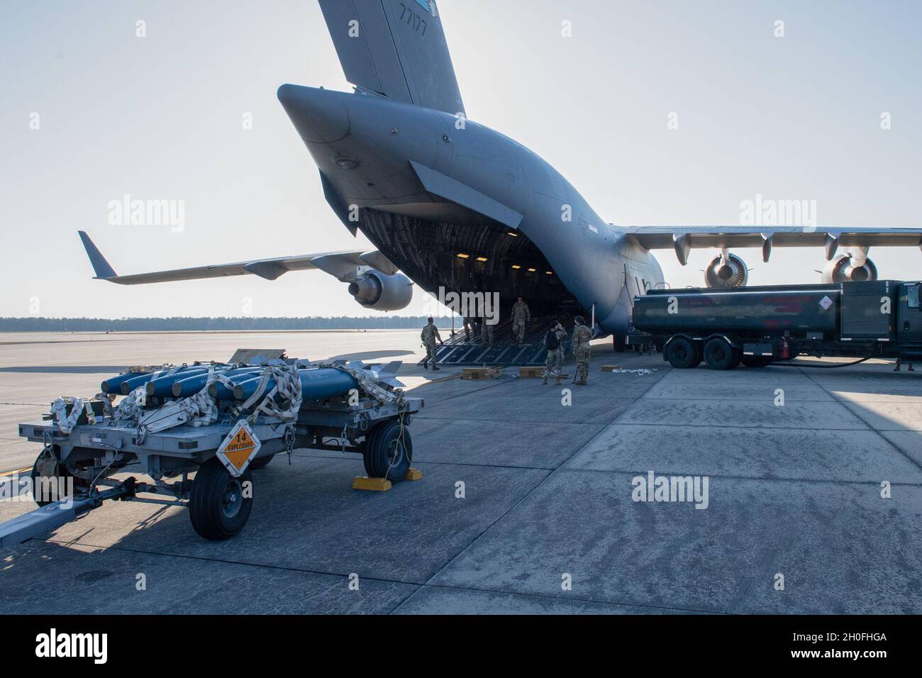 Munitions trailer hi-res stock photography and images - Alamy