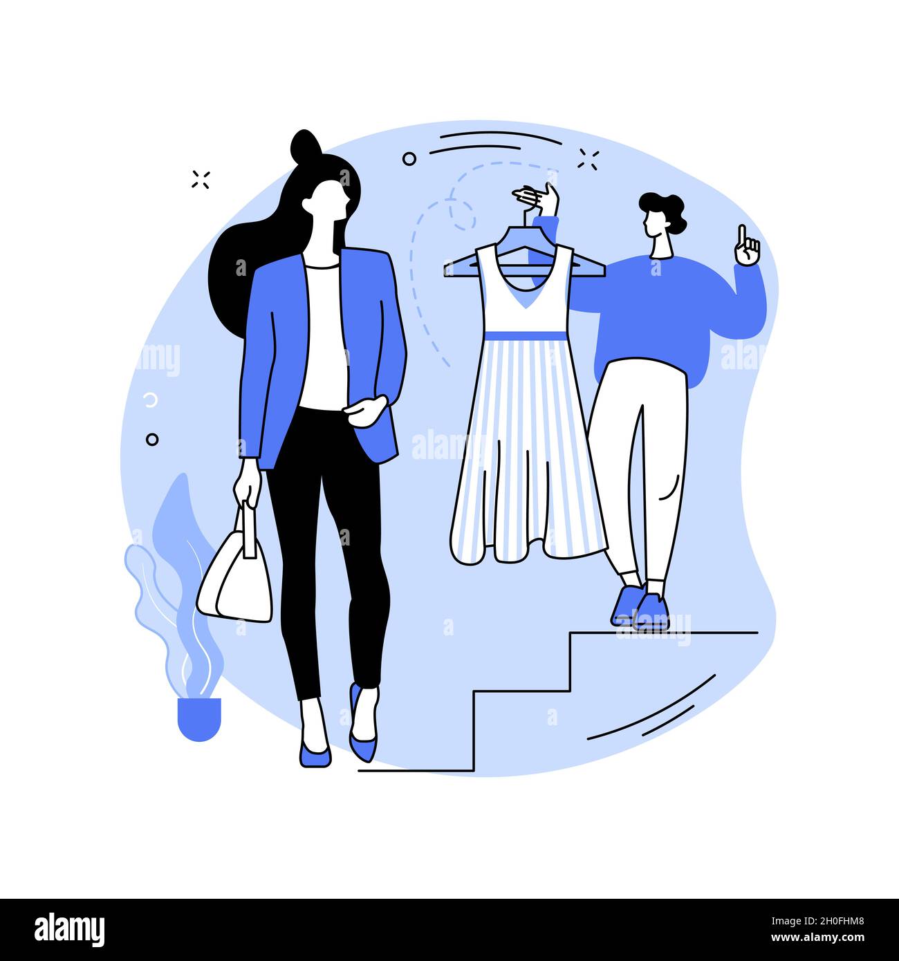 Personal stylist abstract concept vector illustration Stock Vector ...