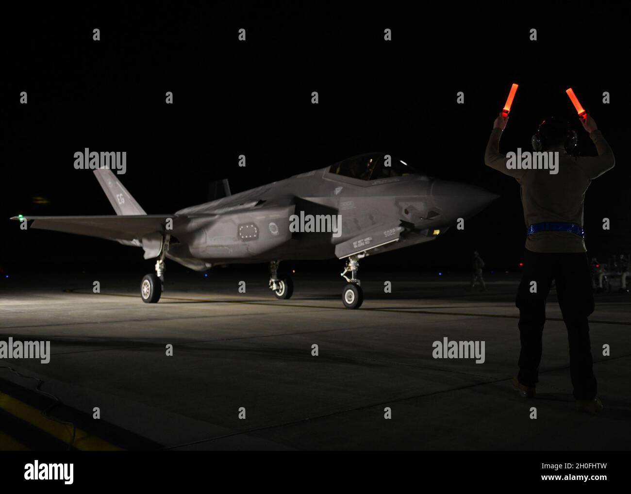 U.S. Air Force Senior Airman Matthew Amoguis, 33rd Aircraft Maintenance ...