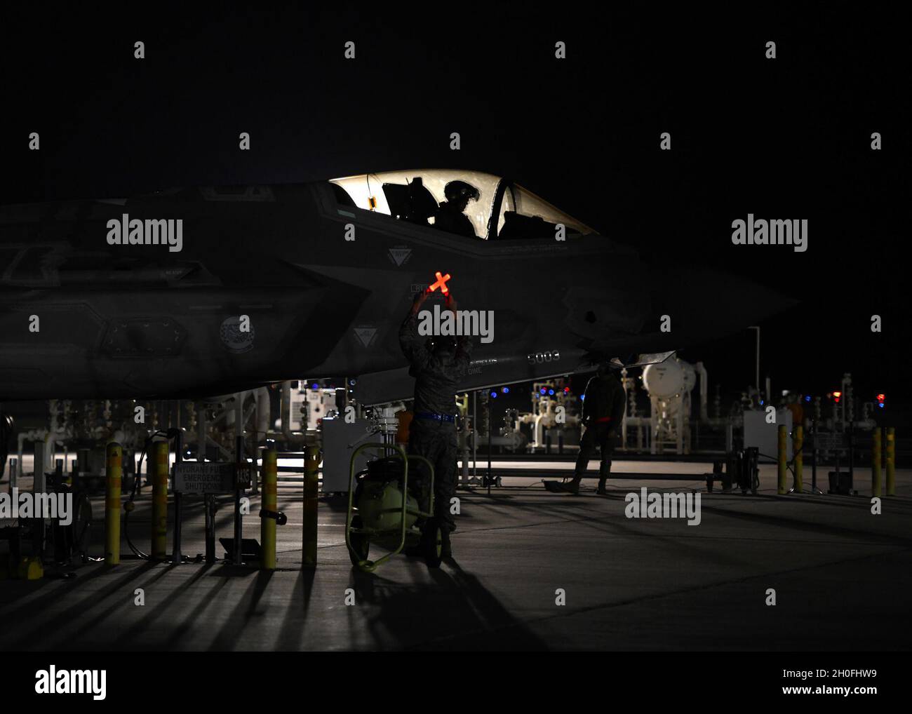 U.S. Air Force Senior Airman Samuel Cardy, 33rd Aircraft Maintenance ...