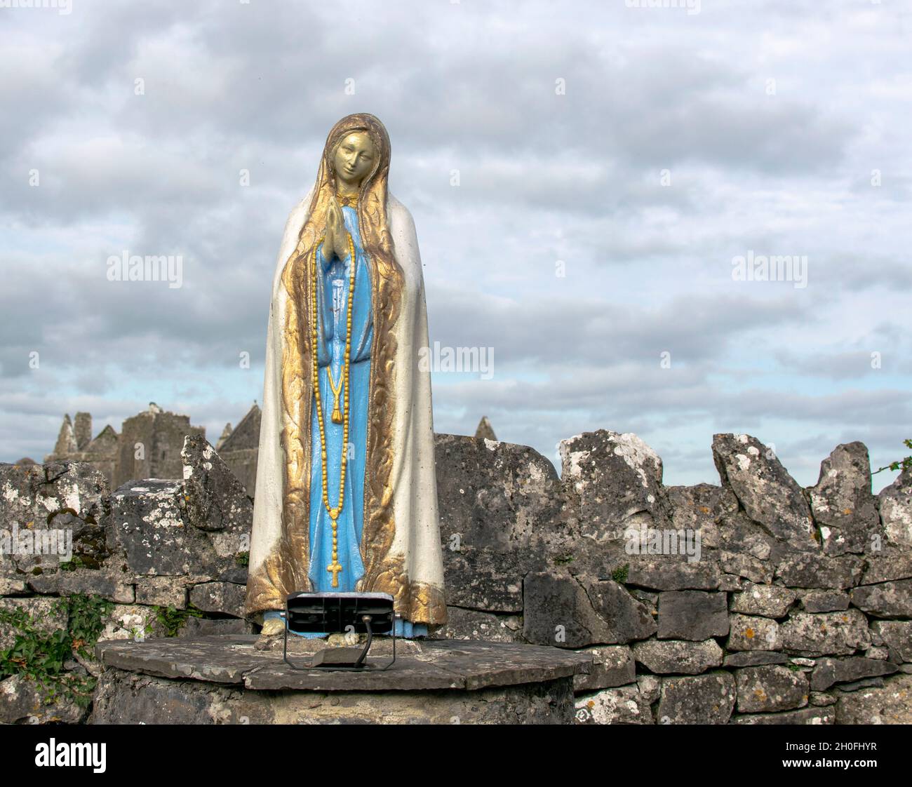 Religious figures, praying, church monuments, a historic of Catholic ...