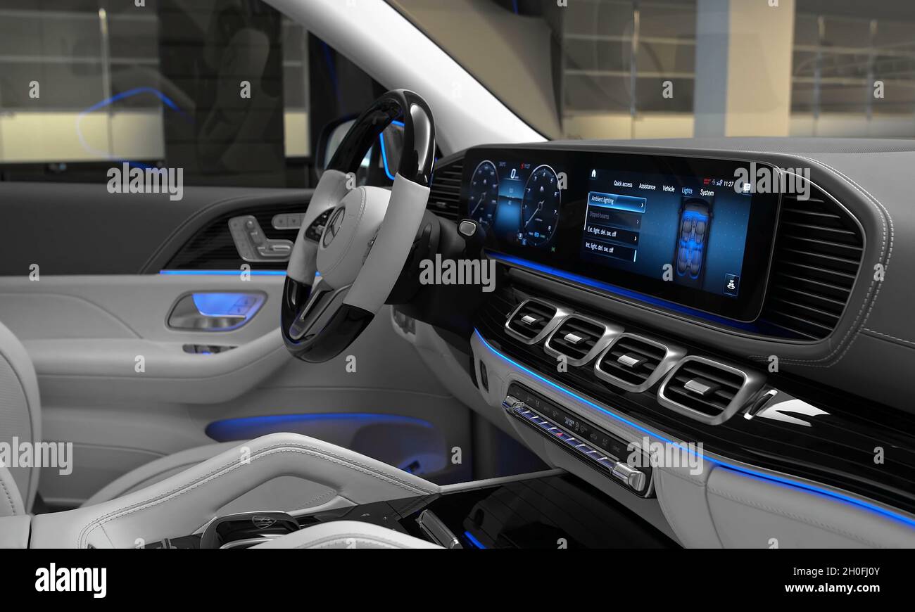 STUTTGART, GERMANY - Oct 04, 2021: A Mercedes Maybach GLS 600 - Modern ...