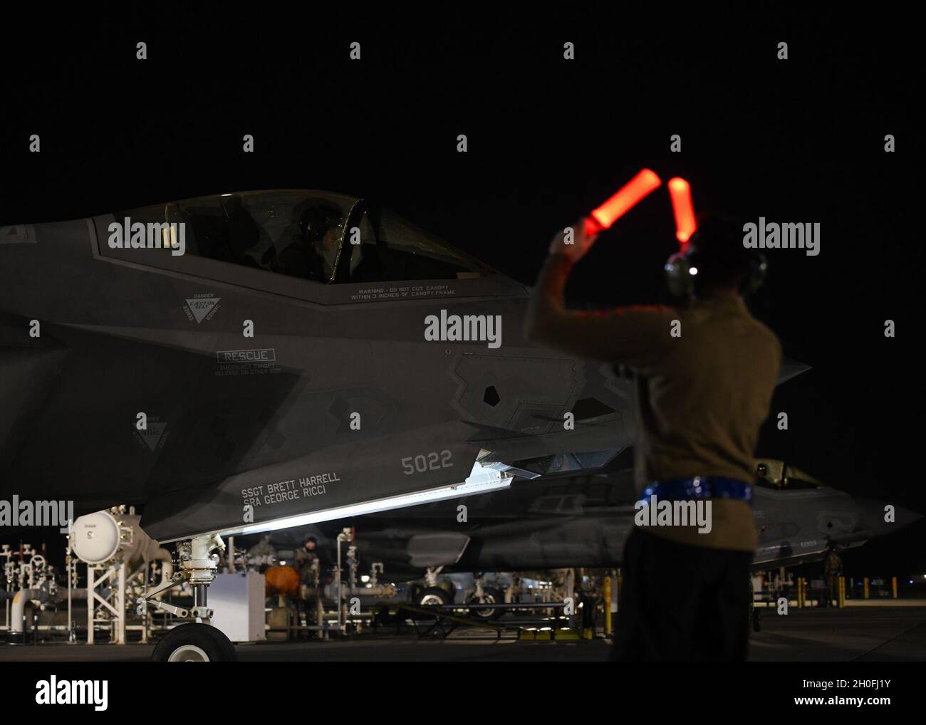 U.S. Air Force Senior Airman Matthew Amoguis, 33rd Aircraft Maintenance ...