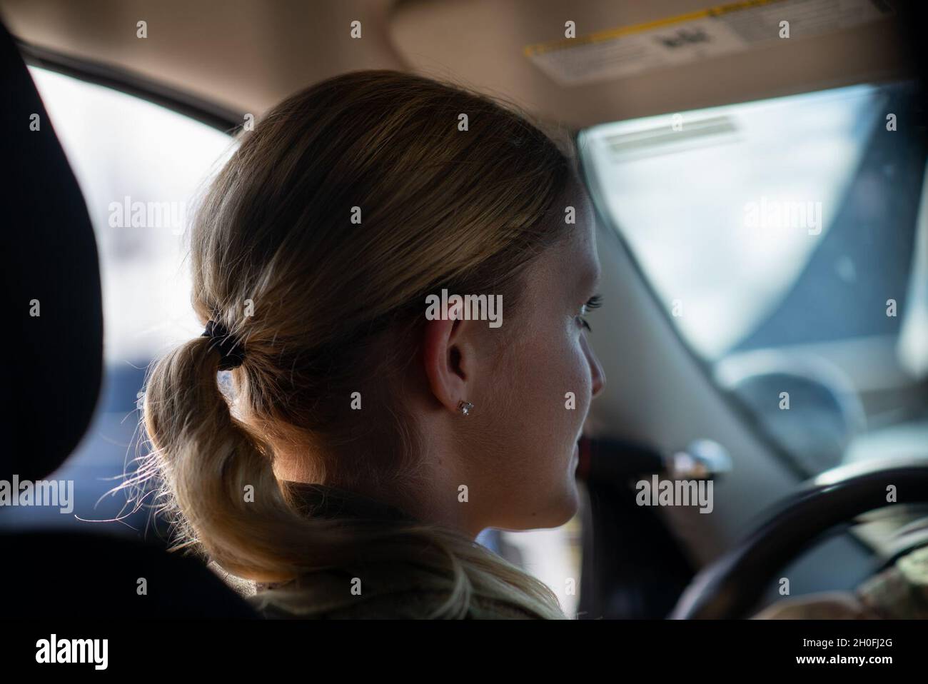 U.S. Air Force Senior Airman Amelia Williams, assigned to the 36th ...