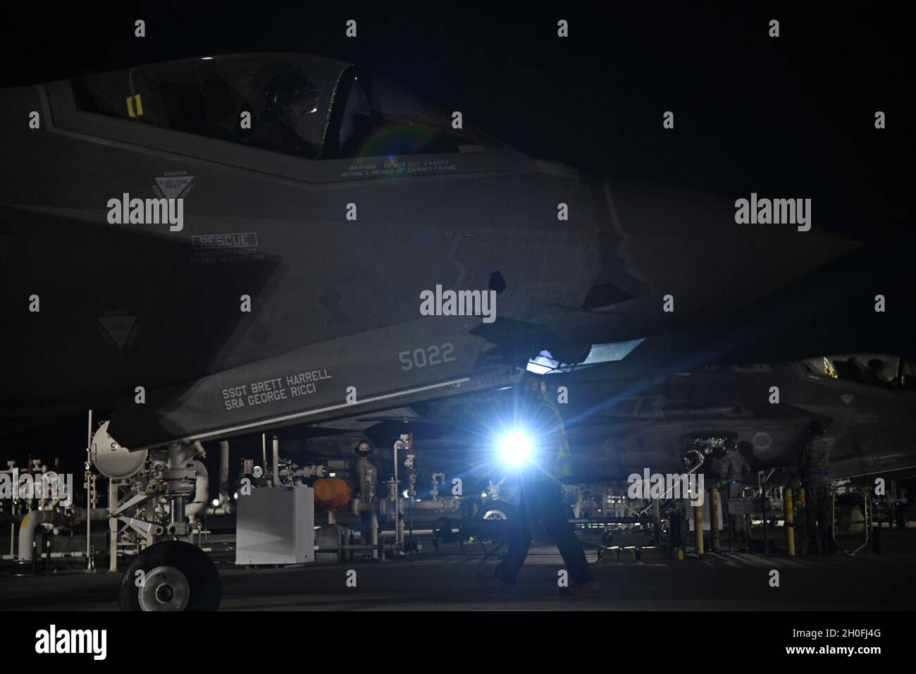 U.S. Air Force Staff Sgt. Trevor Hobson, 33rd Aircraft Maintenance ...