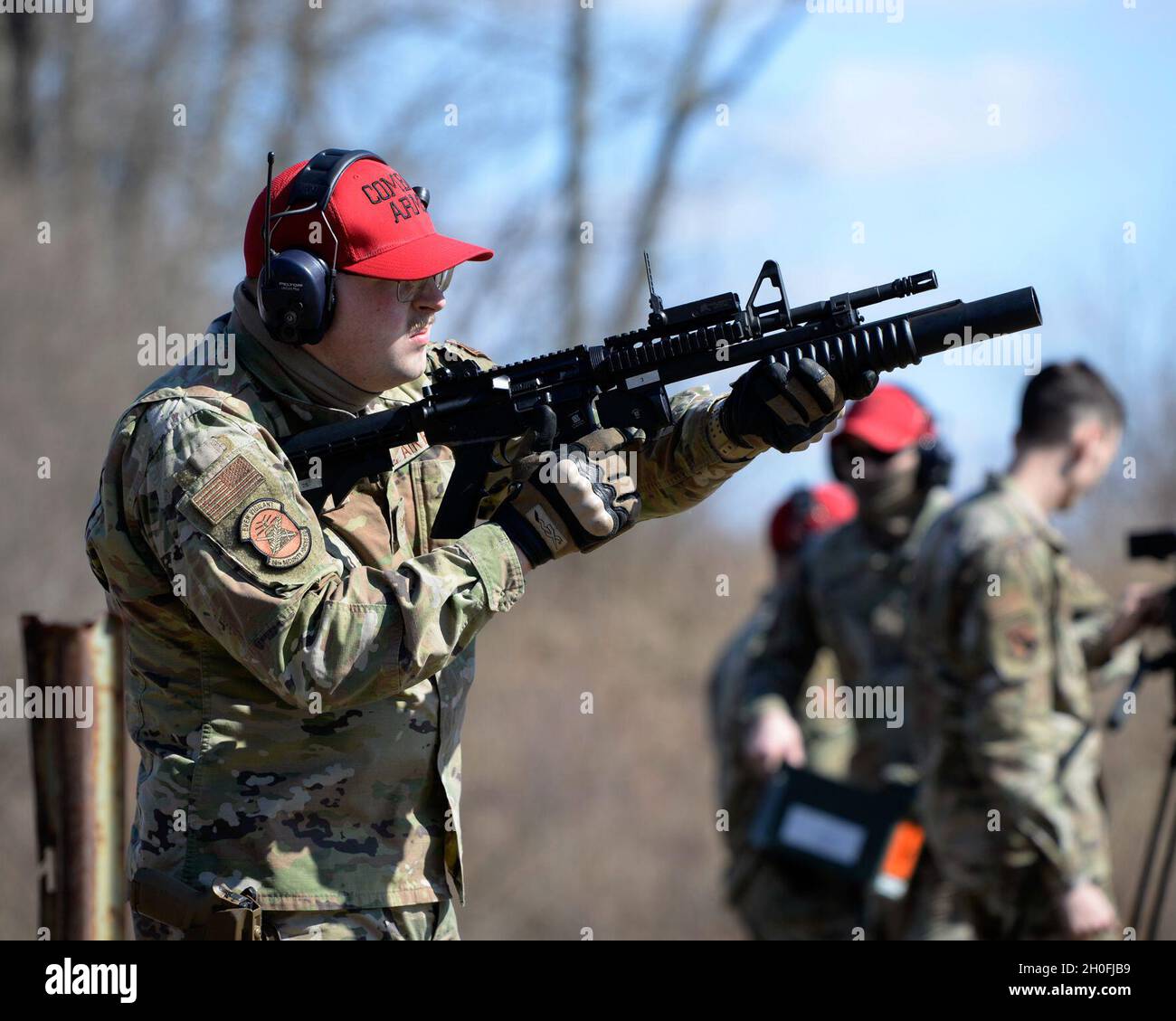 U.S. Air Force Senior Airman Clayton Nyp, an 88th Security Forces ...