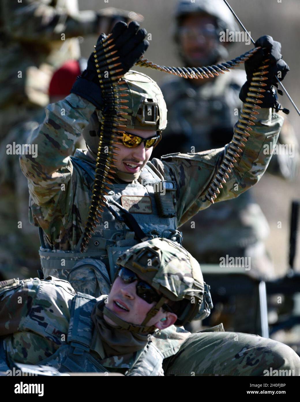 U.S. Air Force Airman 1st Class Michael Lawhead, an 88th Security ...