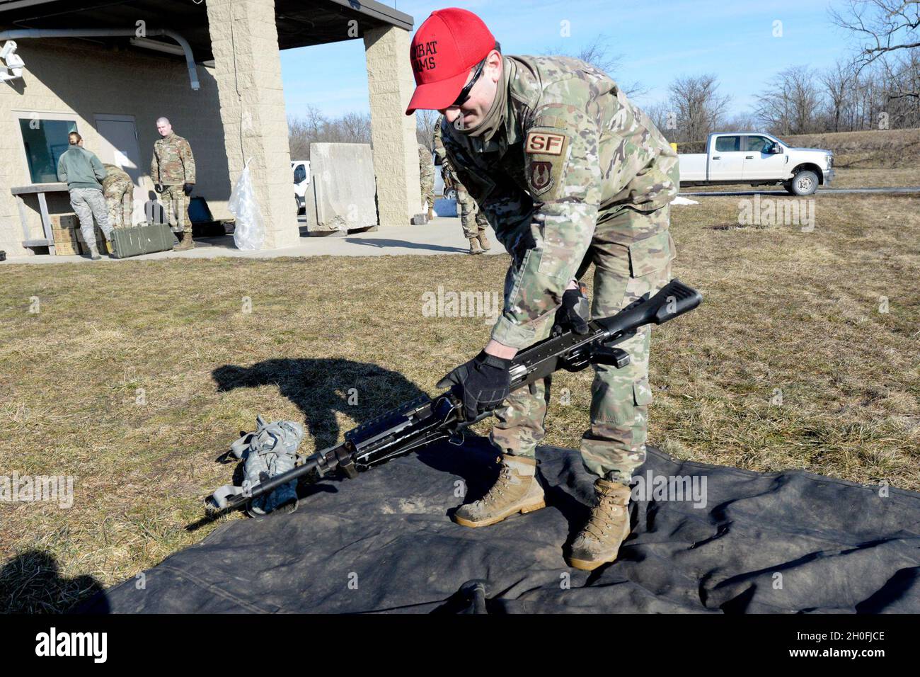 U.S. Air Force Staff Sgt. Sawyer McIntyre, an 88th Security Forces ...