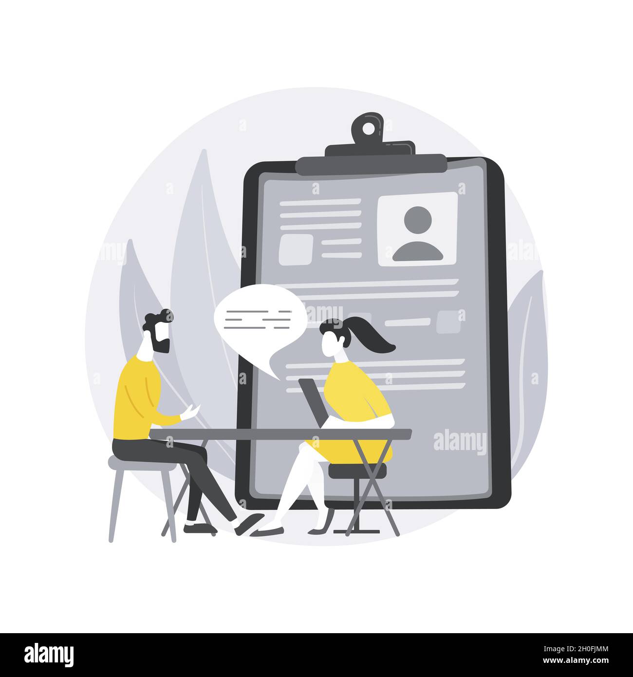 Prepare for job interview Stock Vector Images - Alamy