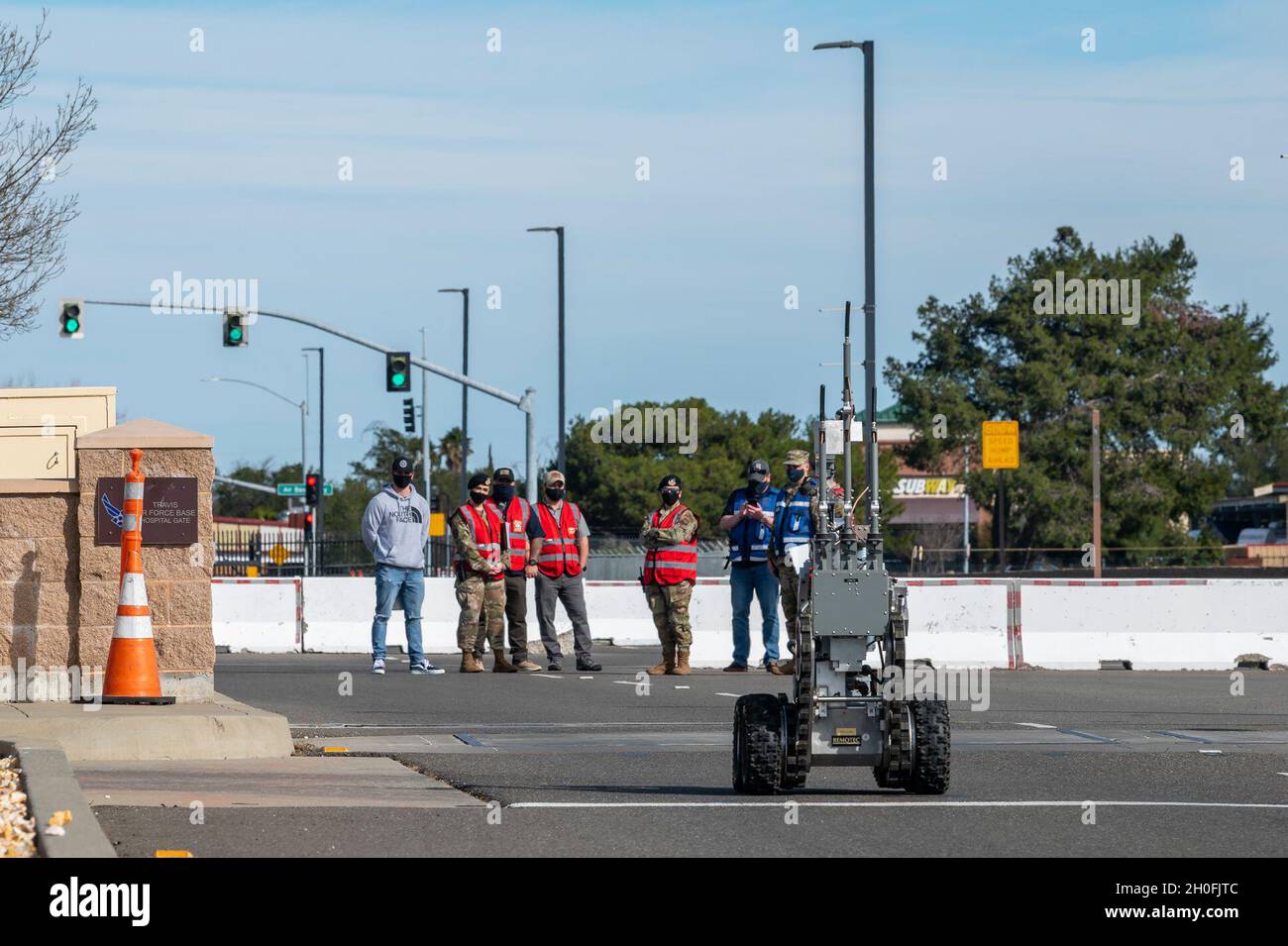 Members of the 60th Security Forces Squadron and 60th Air Mobility Wing ...