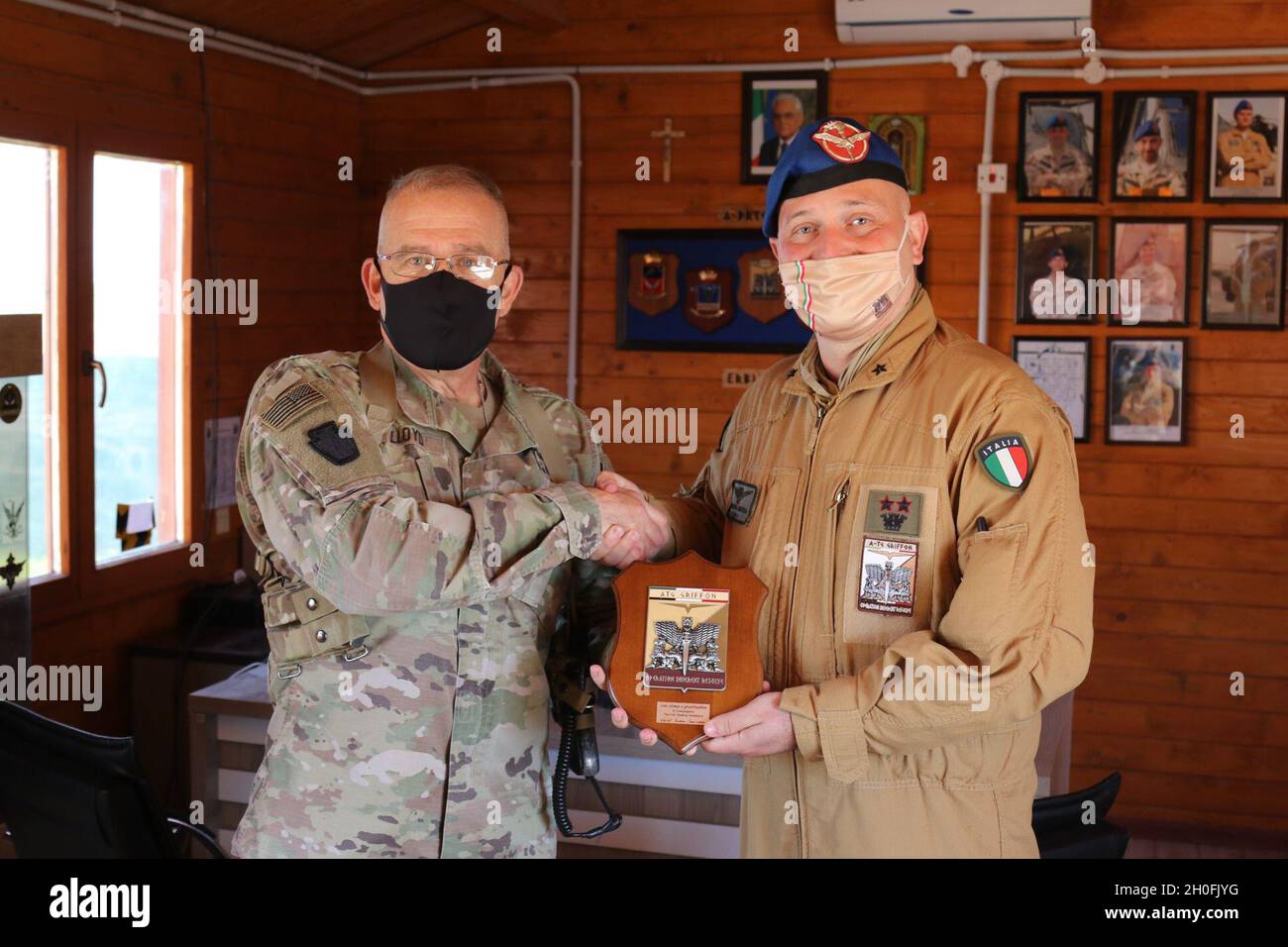 U.S. Army Col. Howard Lloyd, commander of the 28th Expeditionary Combat ...