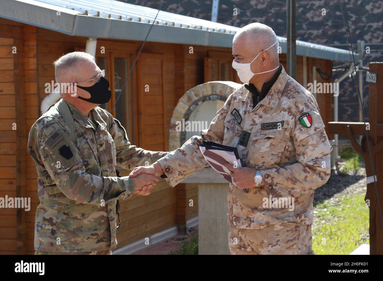 U.S. Army Col. Howard Lloyd, commander of the 28th Expeditionary Combat ...