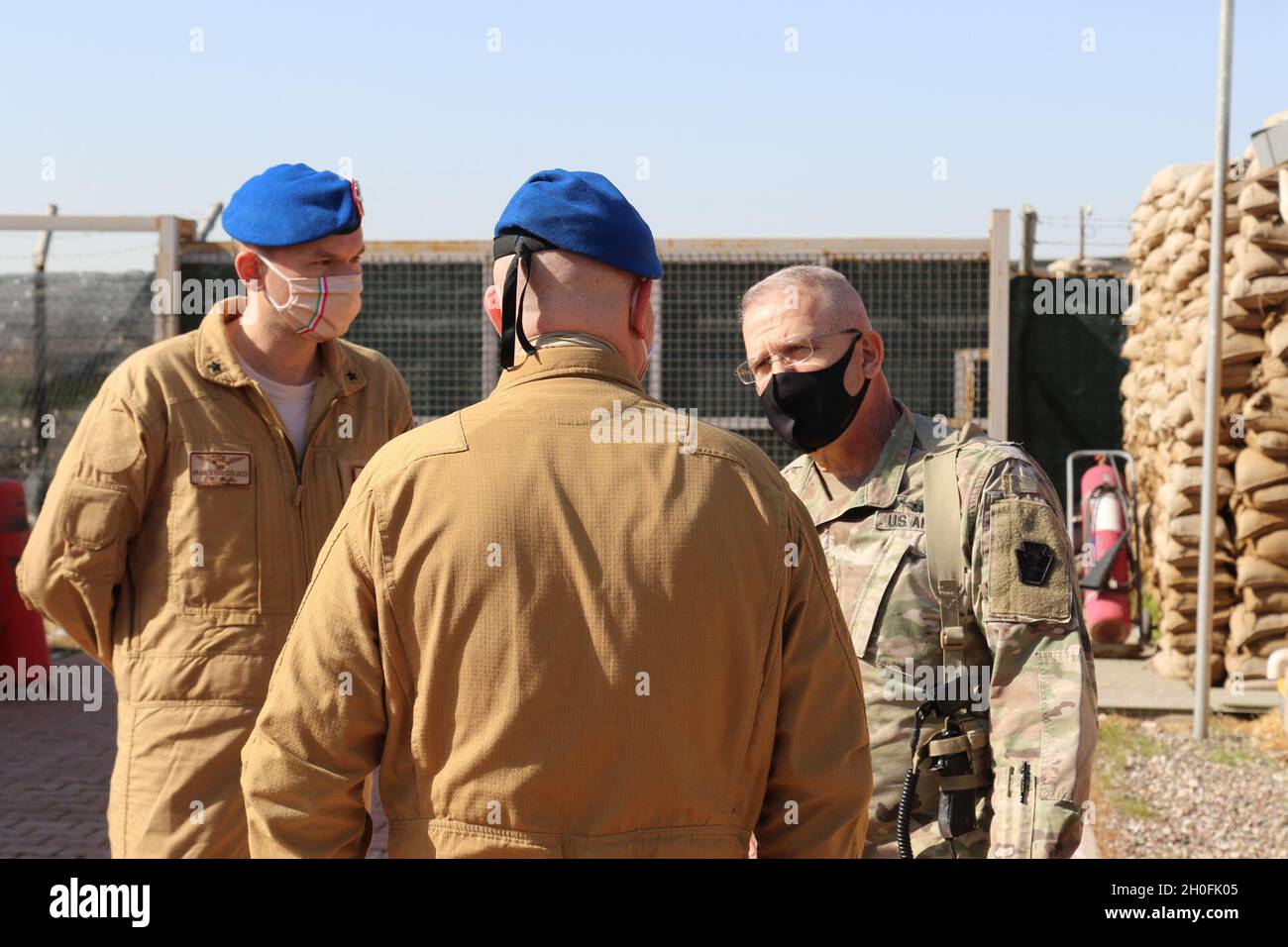 U.S. Army Col. Howard Lloyd, commander of the 28th Expeditionary Combat ...