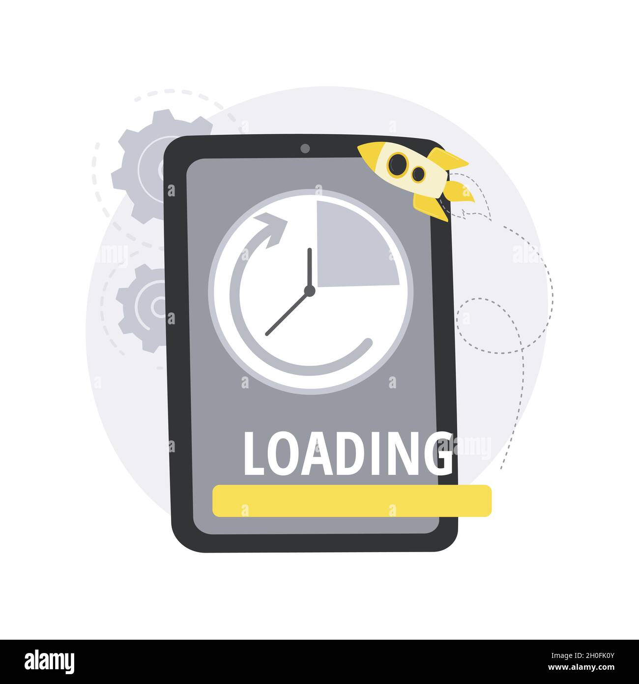 Accelerated mobile pages abstract concept vector illustration Stock ...