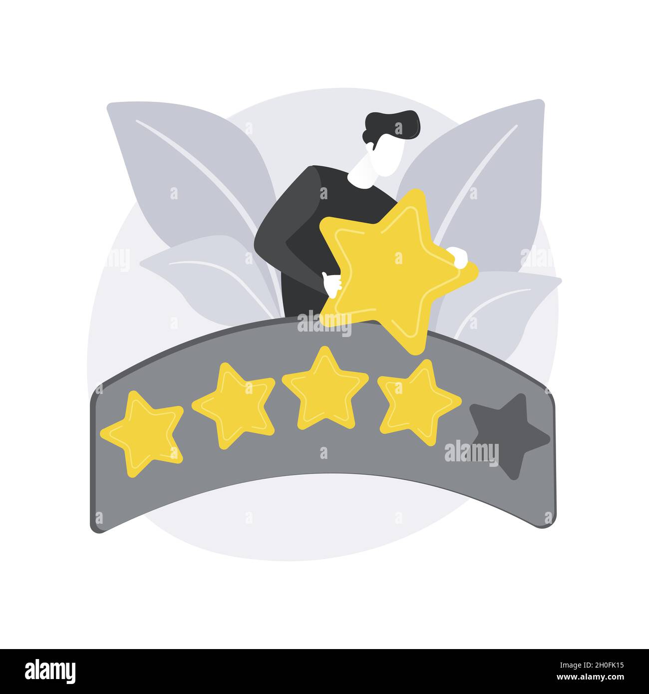 Employee assessment abstract concept vector illustration Stock Vector ...
