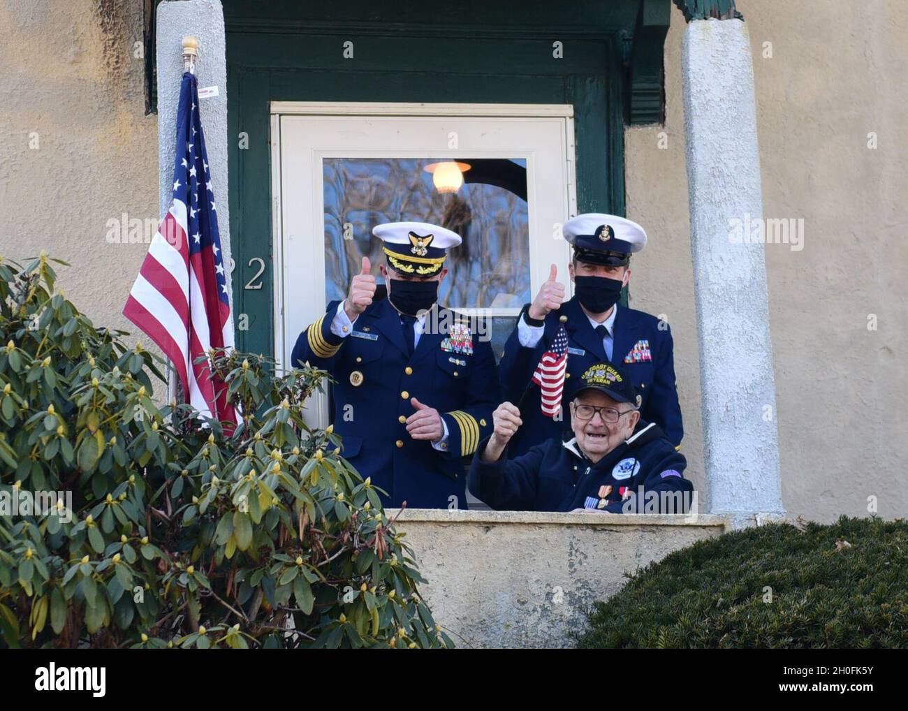 Capt. Eric Doucette and Senior Chief Christopher Melleby, Coast Guard ...