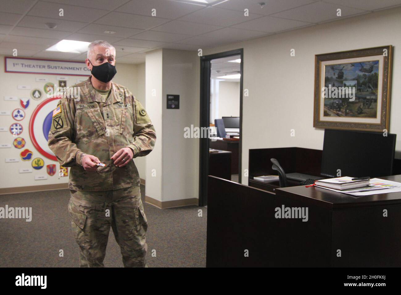 Maj. Gen. John Sullivan, commanding general,1st Theater Sustainment ...