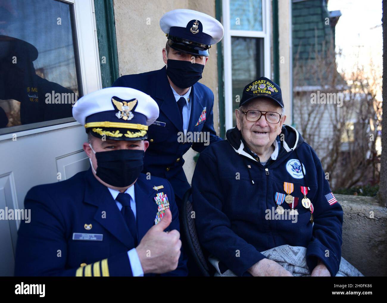 Capt. Eric Doucette and Senior Chief Petty Officer Christopher Melleby ...