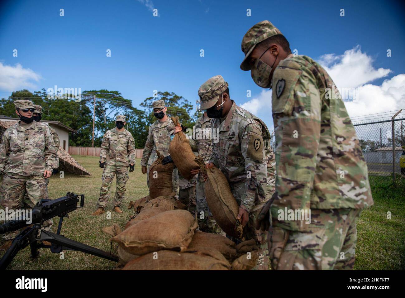 Soldiers from Headquarters and Headquarters Company, 524th Combat ...