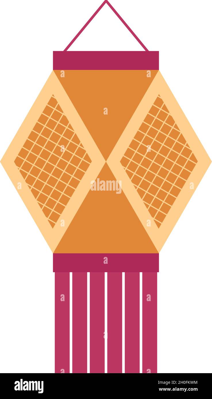 paper lantern icon on white background Stock Vector Image & Art - Alamy