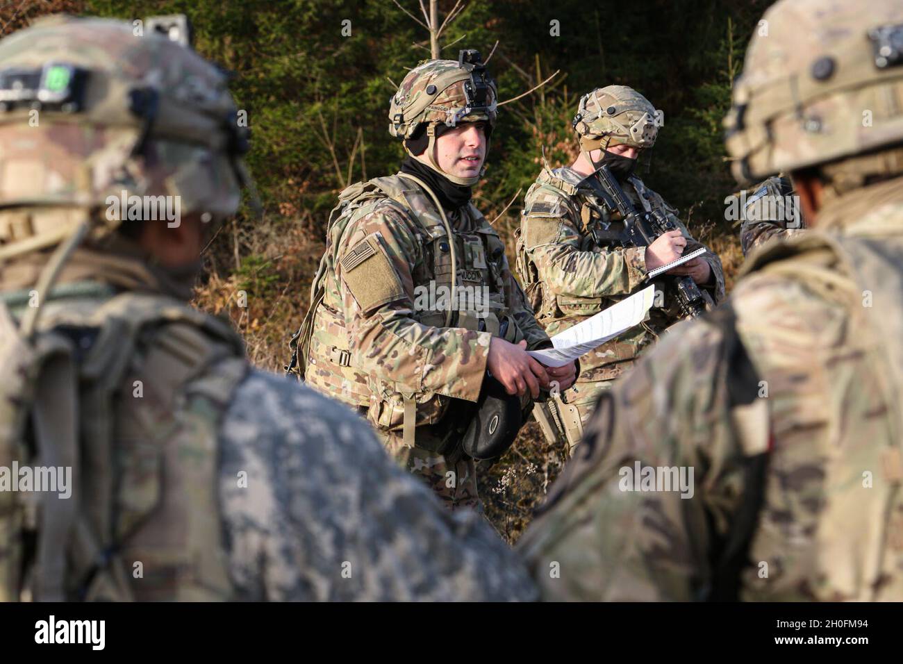 U.S. Soldiers from 115th Brigade Support Battalion, 1st Armored Brigade ...