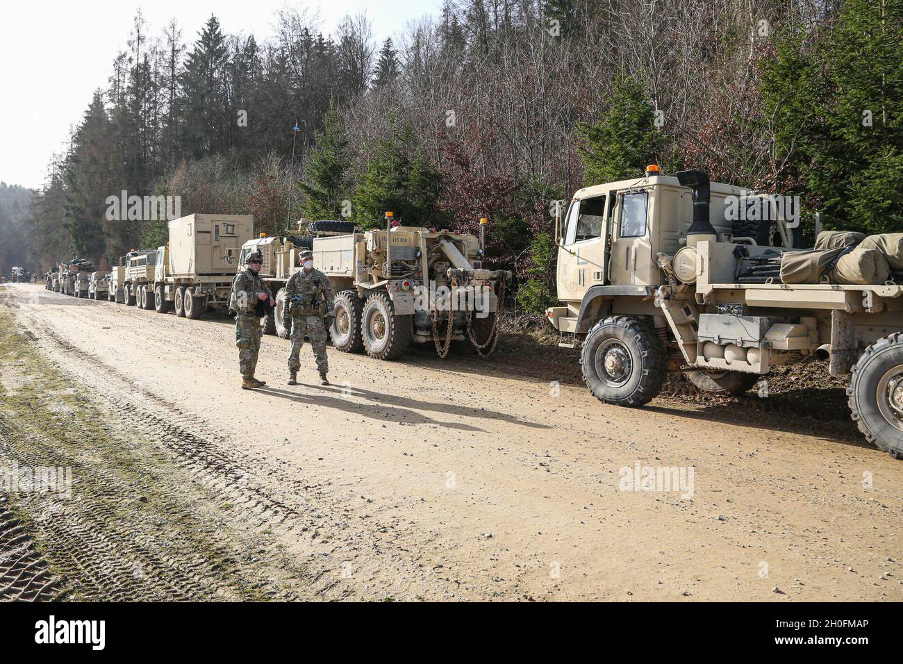 U.S. Soldiers from 115th Brigade Support Battalion, 1st Armored Brigade ...