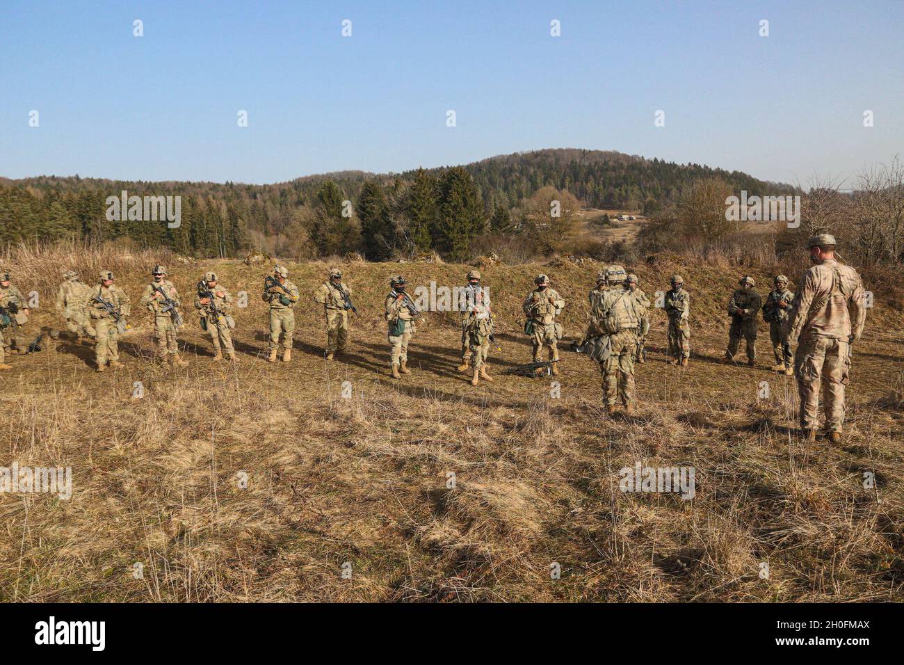U.S. Soldiers from 115th Brigade Support Battalion, 1st Armored Brigade ...
