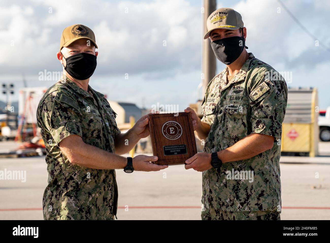 SANTA RITA, Guam (Feb. 26, 2021) Capt. Bret Grabbe, commodore of ...