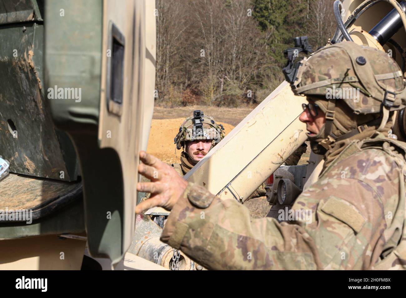 U.S. Soldiers from 115th Brigade Support Battalion, 1st Armored Brigade ...