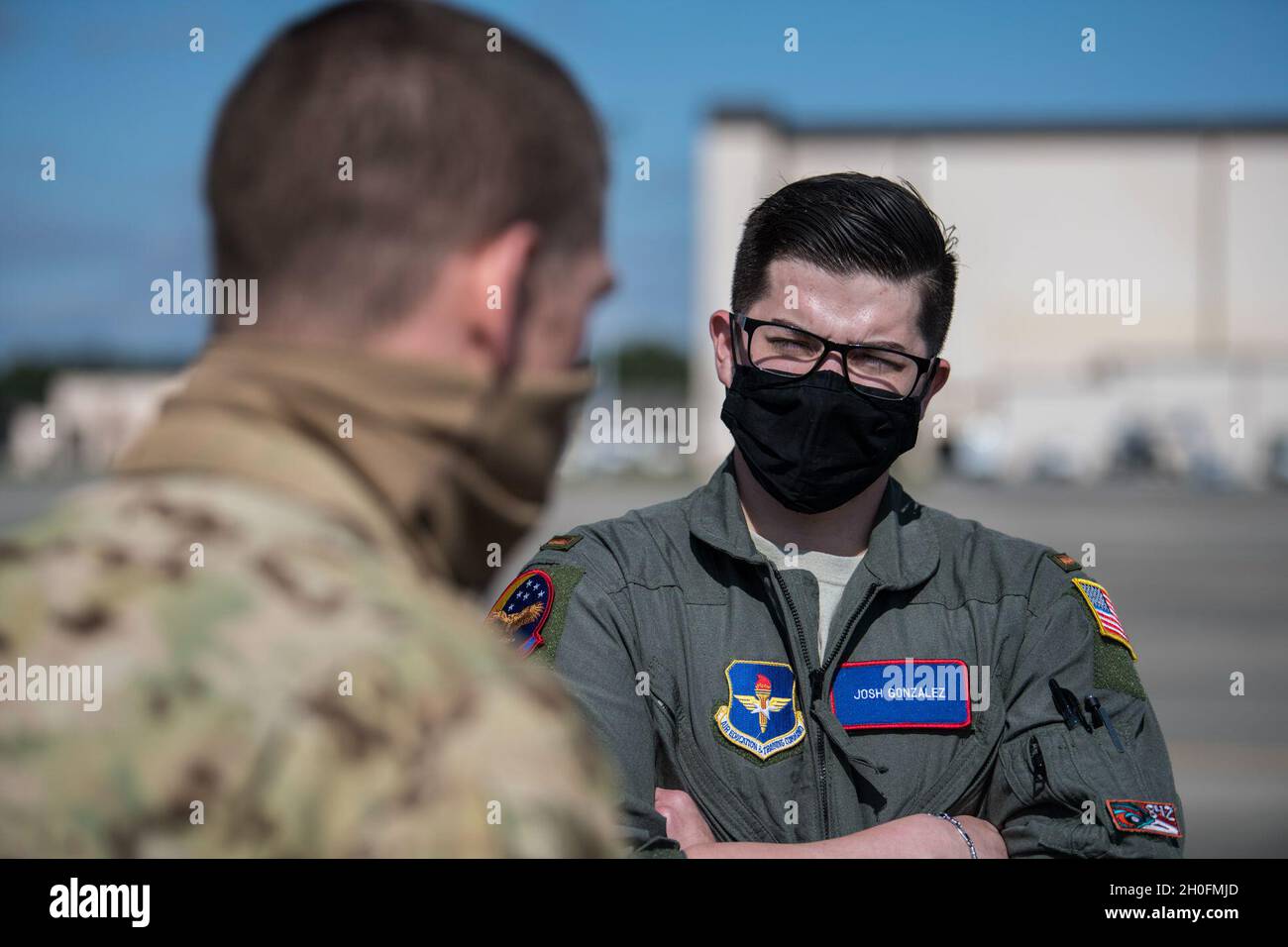U.S. Air Force 2nd Lt. Joshua Gonzalez, a combat systems officer ...