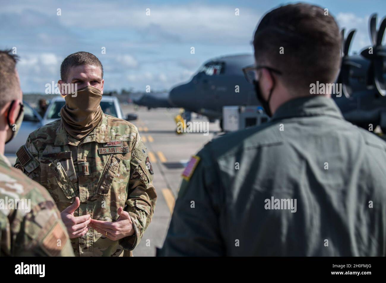 U.S. Air Force Capt. Riley Feeney, an instructor pilot with the 73rd ...
