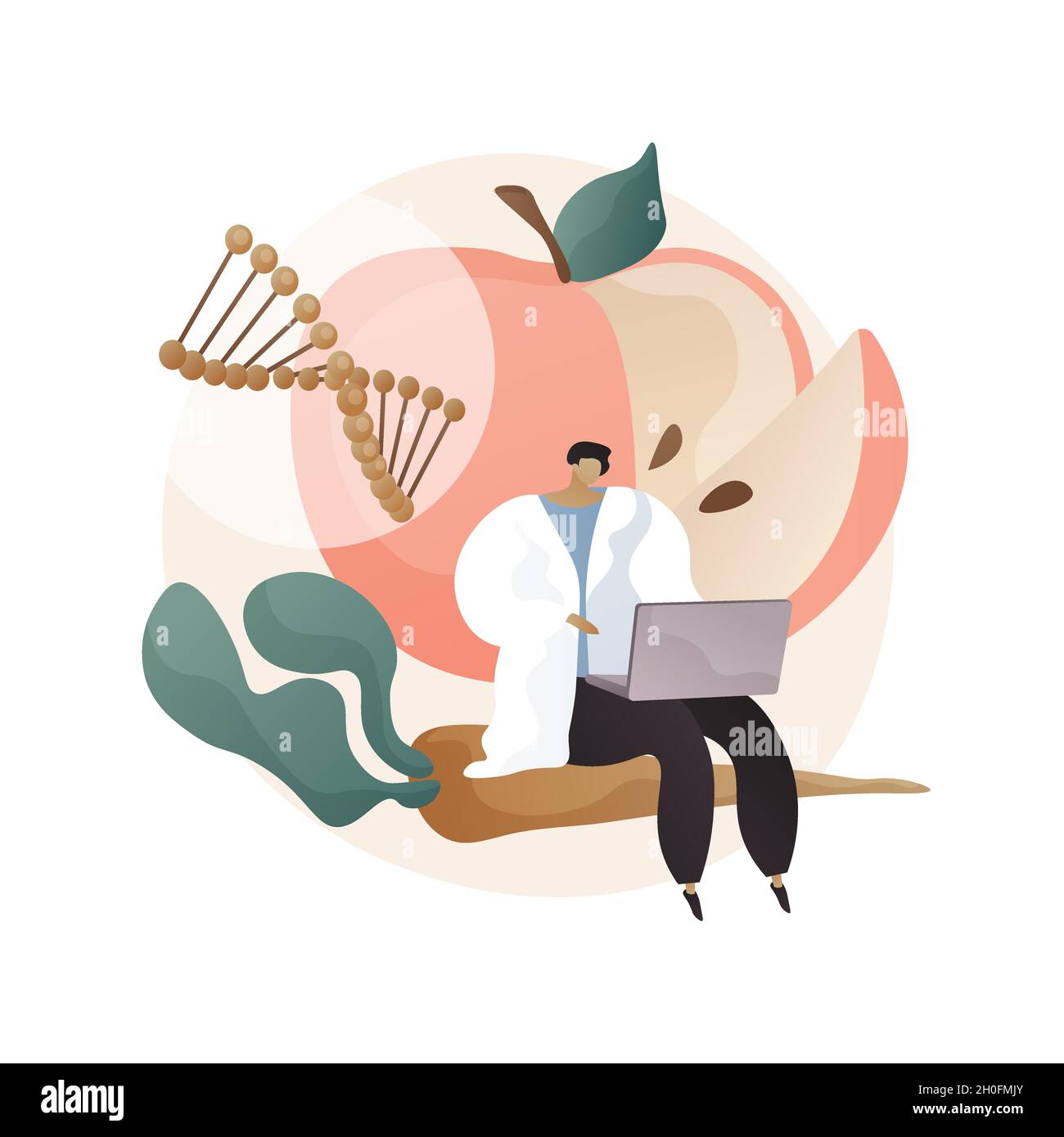 Genetically modified foods abstract concept vector illustration Stock Vector Image & Art - Alamy