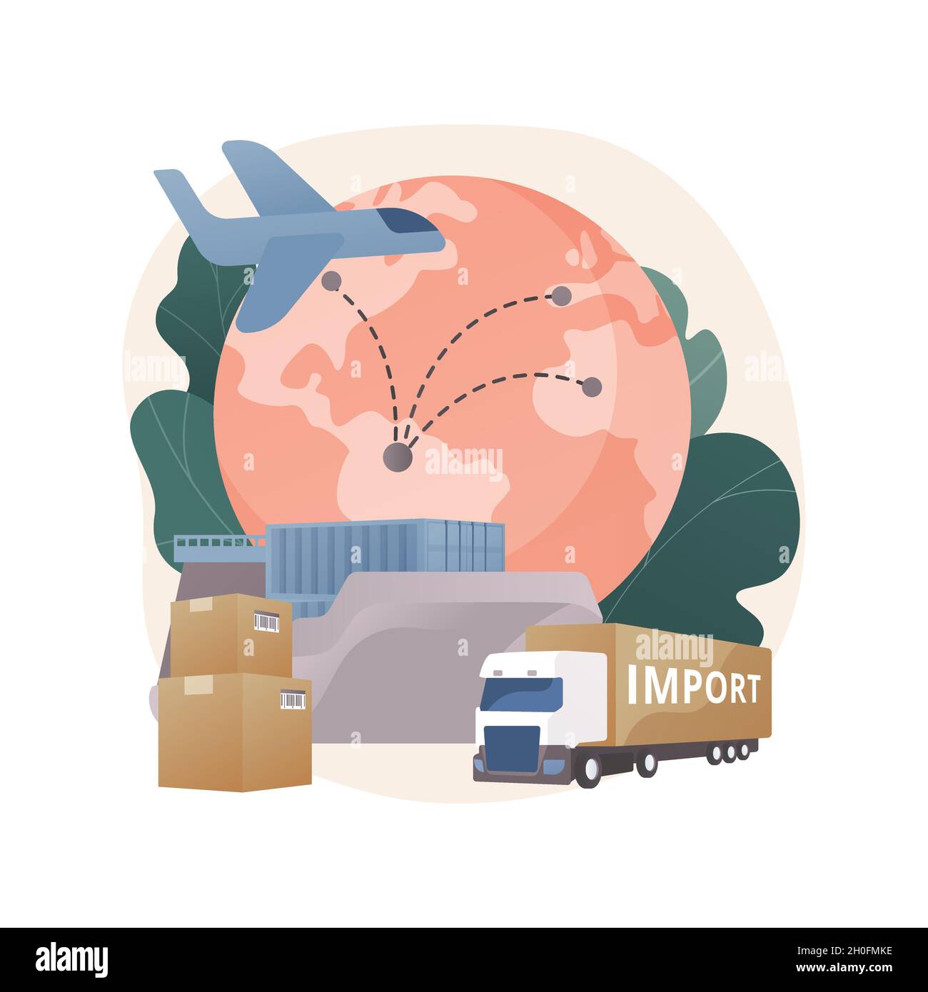 Exports And Imports Clipart