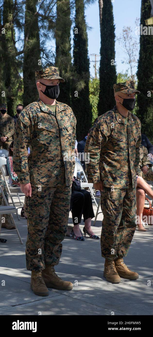 U.S. Marine Corps Lt. Col. Patrick B. Byrne, the outgoing commanding ...