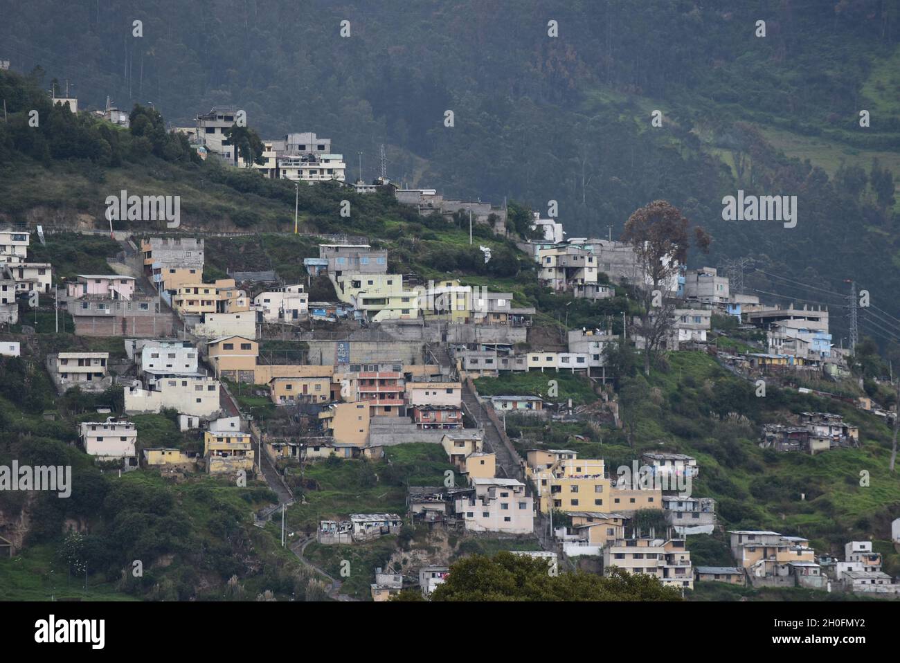 Landscape of Quito, Ecuador. City landscape Stock Photo - Alamy