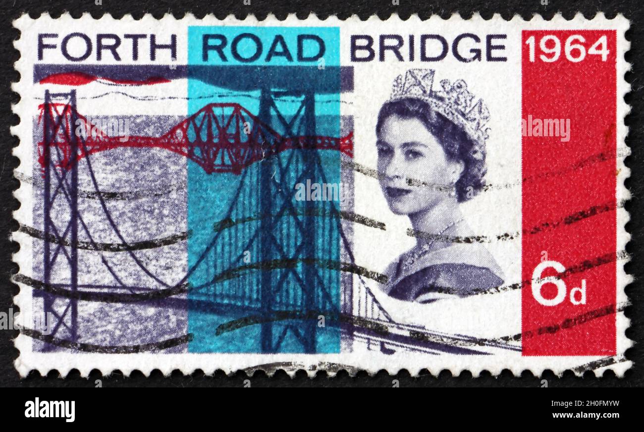 GREAT BRITAIN - CIRCA 1964: a stamp printed in the Great Britain shows ...