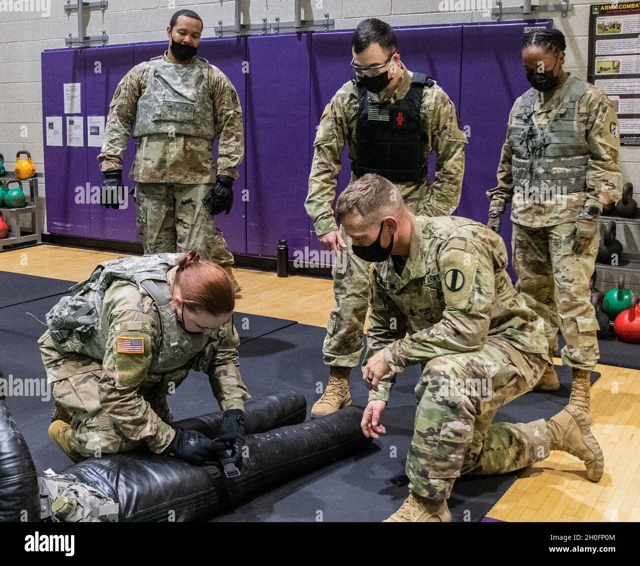 Soldiers assigned to units at Fort Eustis, Virginia, participate in ...