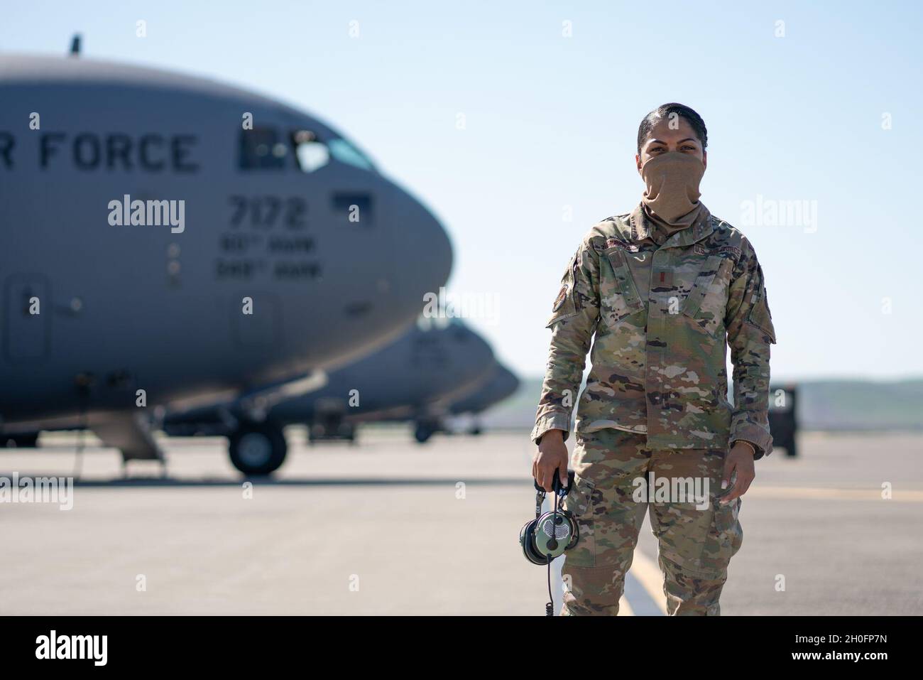 U.S. Air Force 2nd Lt. DéJayé Herrera, 860th Aircraft Maintenance ...