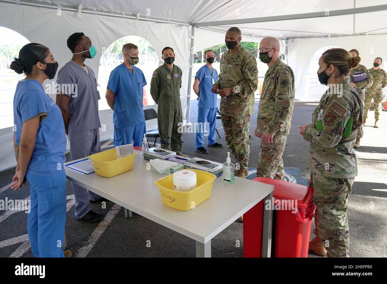 Lt. Gen. Ronald Place, Defence Health Agency director, and Command Sgt ...
