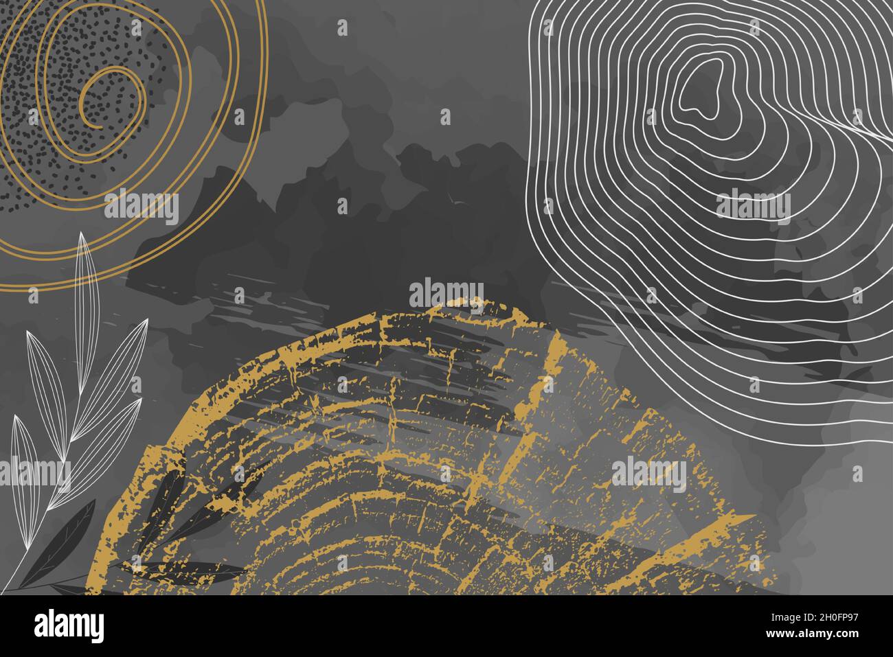 Creative concept flyer layout with tree growth rings Stock Vector Image ...