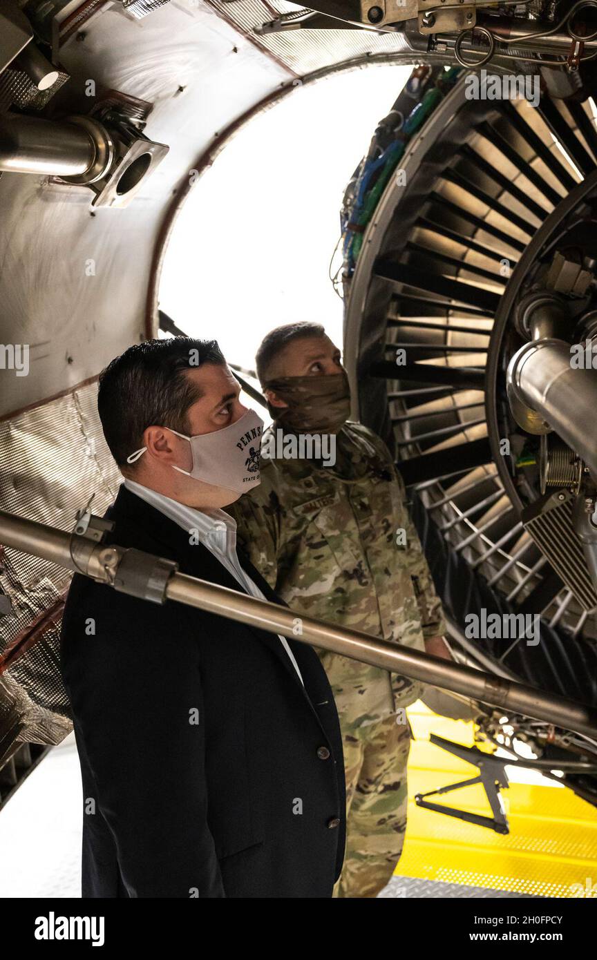 Maj. Joe Walters, 911th Aircraft Maintenance Squadron commander ...
