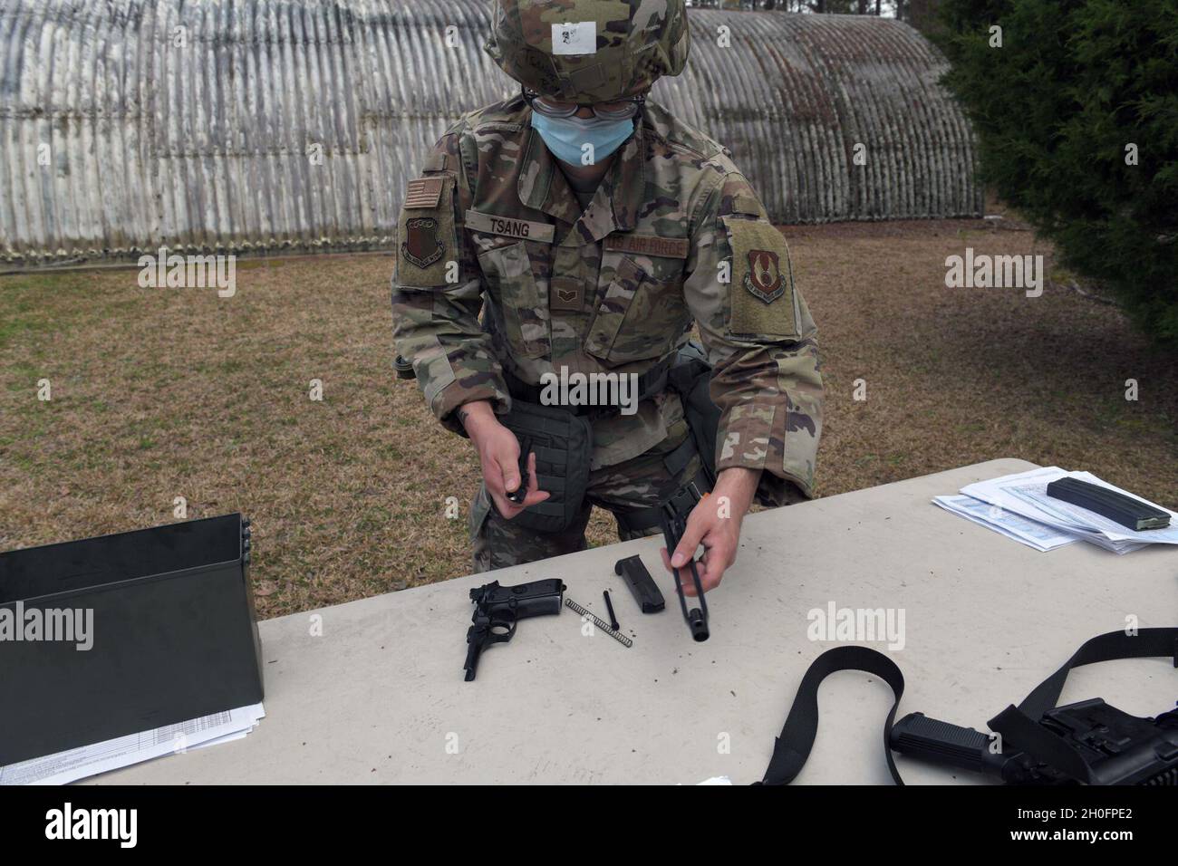 SSgt Ben Tsang, 78th ABW/SC performs a field disassembly and reassembly ...