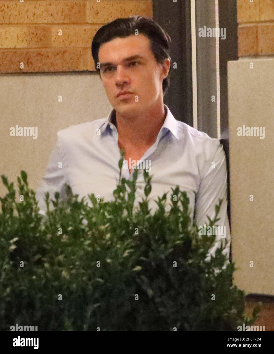 New York - NY - 20210902- Finn Wittrock and Mila Kunia Filming Luckiest ...